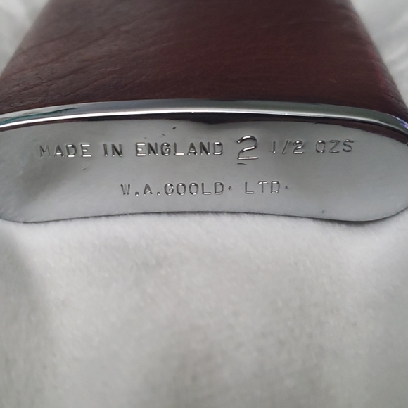 Dining | Wa Goold Vintage Brown Leather Hip Flask | Poshmark